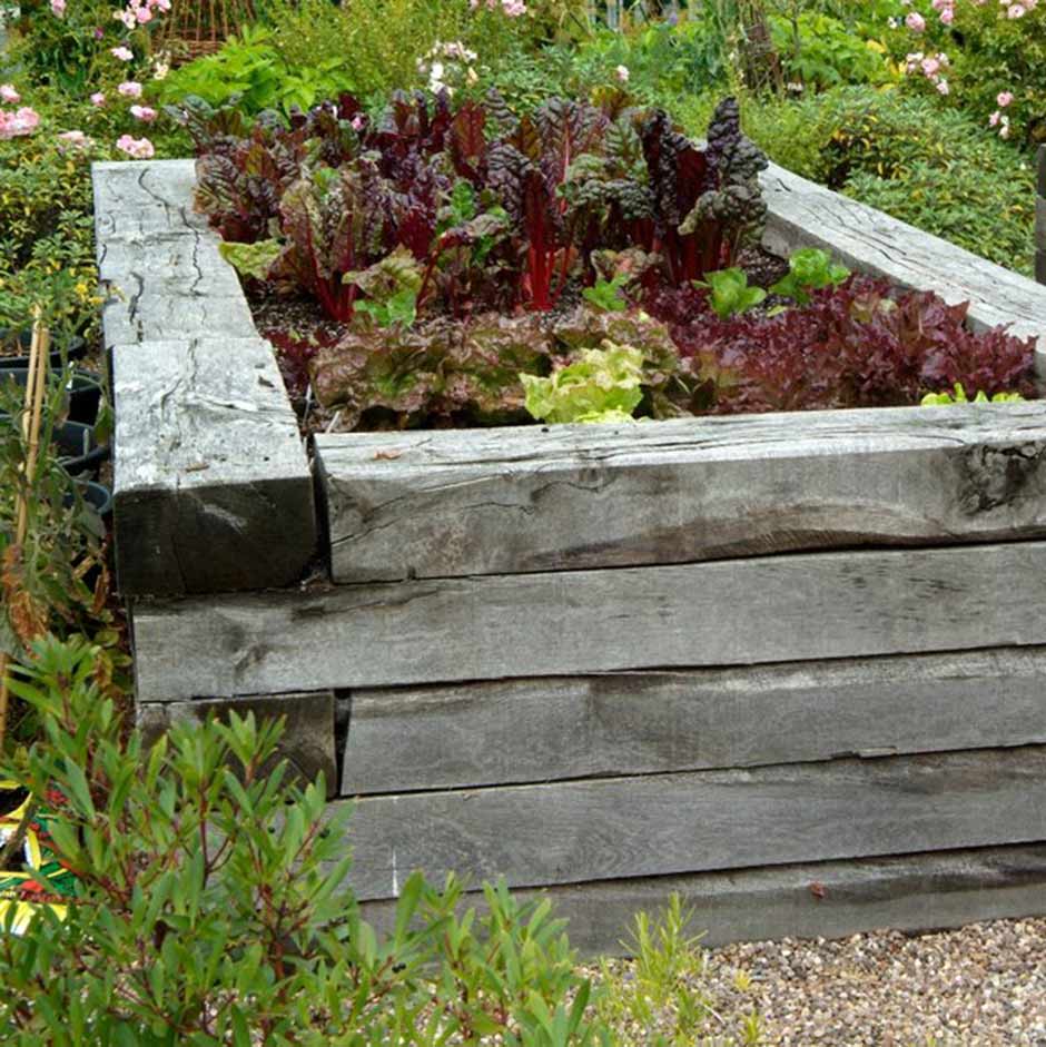 Raised Flower Beds Reclaimed Wood Raised Beds | Glasgow Wood Recycling
