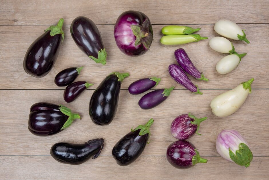 Aubergine And Eggplant Colors Aubergine Colors Fabric, Wallpaper And